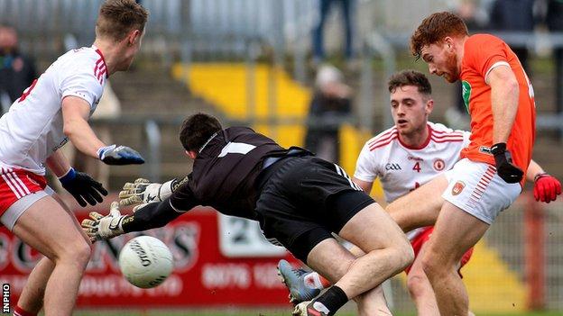 Dr McKenna Cup: Armagh beat Tyrone to reach semi-finals as Donegal ...