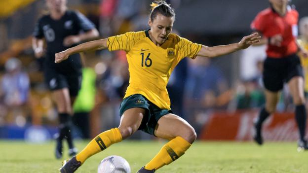 Hayley Raso: From broken back to scoring on Australia comeback - BBC Sport