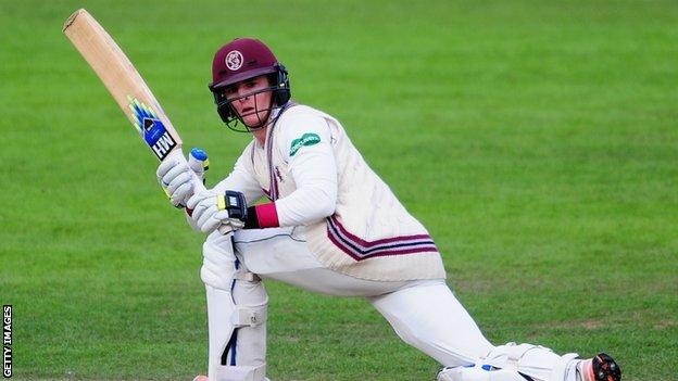 County Championship: Somerset's Tom Abell finds form in draw against ...