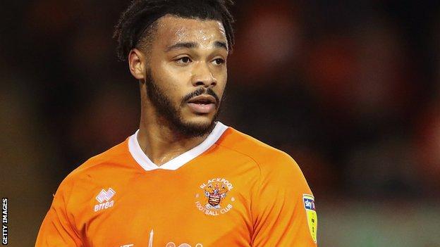Joe Nuttall: Northampton Town sign Blackpool striker on loan - BBC Sport