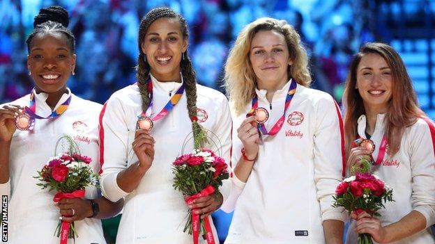 England netball: Jess Thirlby names first Roses squad since replacing ...