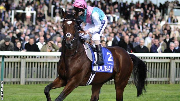 Frankel: Racing legend's first chance to father a Classic winner - BBC ...