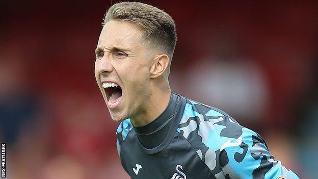 Steven Benda: Swansea City goalkeeper joins Swindon Town on loan - BBC ...