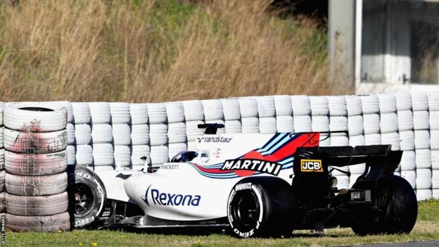 Formula 1 testing: When testing gets... testing - BBC Sport