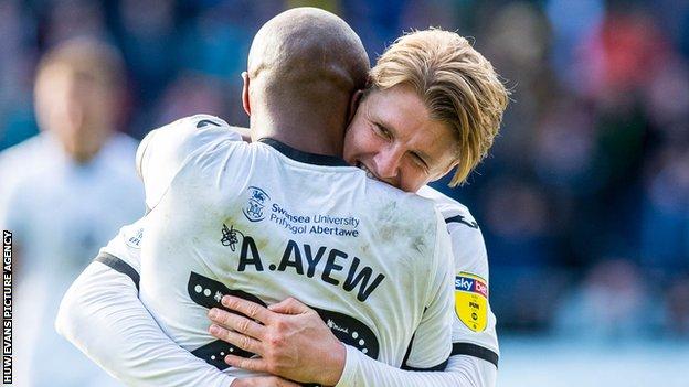 Swansea City: George Byers set to return when season resumes - BBC Sport