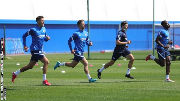 Brighton: 2021-22 pre-season in pictures - BBC Sport