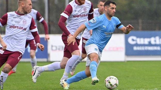 NI League Cup: David McDaid scores twice as Ballymena United beat Ards ...