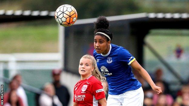 Everton Ladies: Gabby George becomes WSL 1 club's first full-time ...