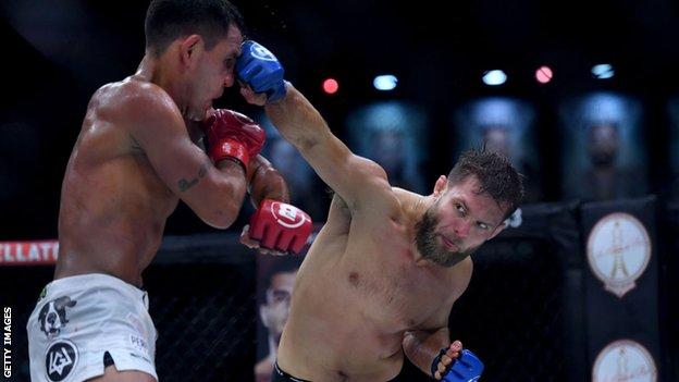 Bellator 276: Mads Burnell v Adam Borics - European showdown between top featherweights - BBC Sport