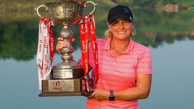 Becky Morgan: Welsh golfer delighted to end 18-year trophy drought ...