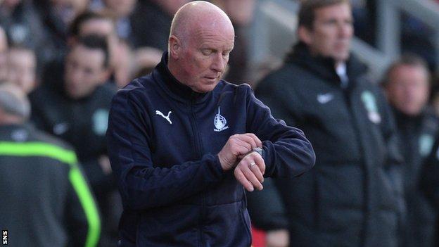 Falkirk: Peter Houston hails risk-taking Bairns after win over Hibs ...