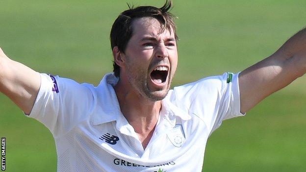 James Fuller: Hampshire all-rounder extends contract until 2023 - BBC Sport