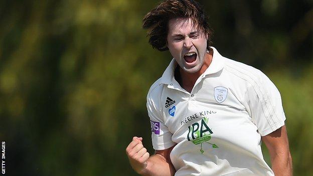 James Fuller: Hampshire all-rounder extends contract with county - BBC ...