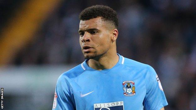 Maxime Biamou: Coventry City striker suffers ACL injury - BBC Sport