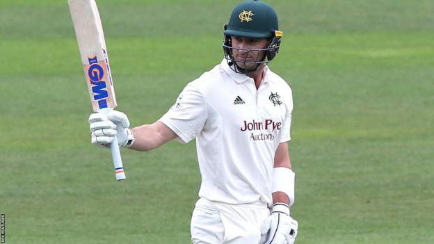 County Championship: Will Young hits Notts debut century against Surrey ...