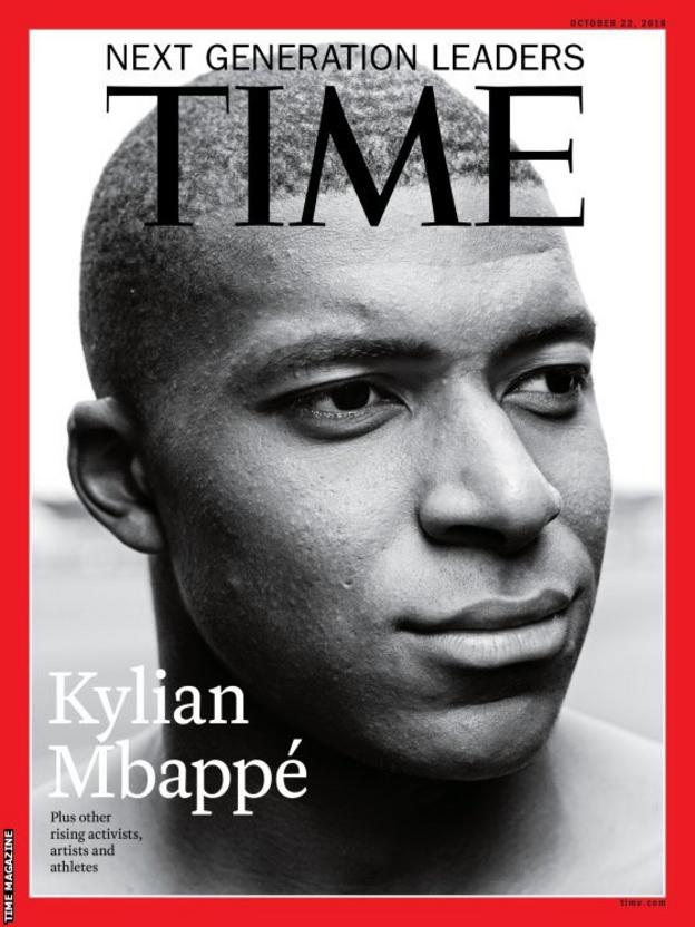 Kylian Mbappe: France striker features on Time magazine front cover ...