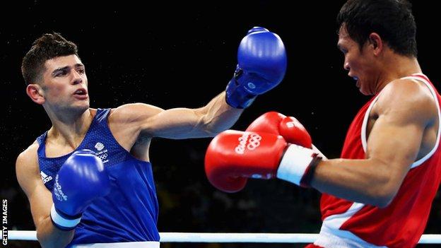 Joe Cordina: Welsh boxer confirms he will turn pro next year - BBC Sport