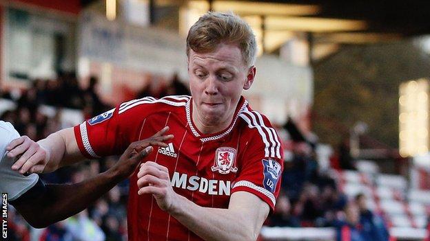Nathan McGinley: Forest Green sign Middlesbrough defender - BBC Sport