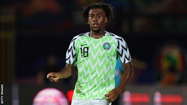 Nigeria's Alex Iwobi shifts focus to Arsenal after Nations Cup - BBC Sport