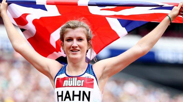 Sophie Hahn breaks own T38 100m world record at Loughborough ...