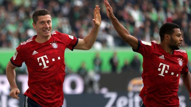 Wolfsburg 1-3 Bayern Munich: Robert Lewandowski helps champions end ...