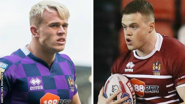 Joe Burgess and Lewis Tierney: Wigan Warriors wingers out for four to ...