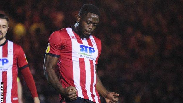 John Akinde: Gillingham sign Lincoln City striker for an undisclosed ...