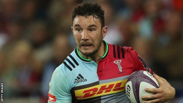 George Lowe: Harlequins centre announces retirement - BBC Sport