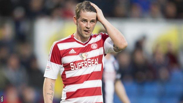 David Templeton: Attacker extends deal with Hamilton Academical - BBC Sport