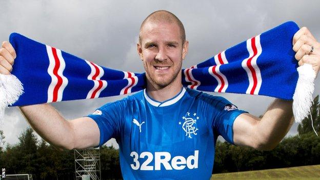 Rangers' Philippe Senderos eyes improvement and title - BBC Sport