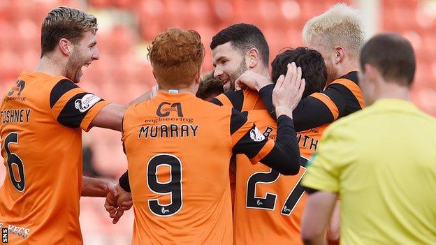 Challenge Cup: Dunfermline Athletic 0-1 Dundee United - BBC Sport