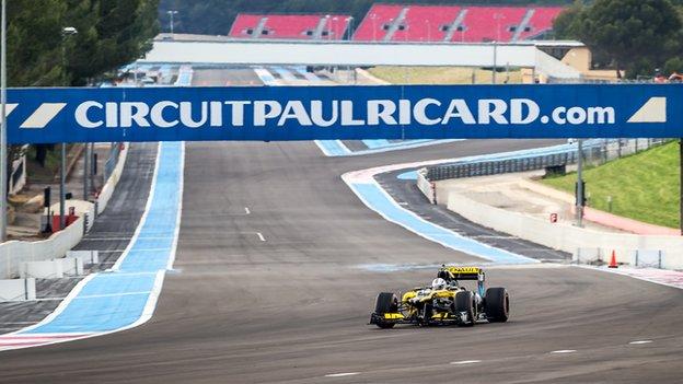 French GP: How it feels to drive a Formula 1 car - BBC Sport