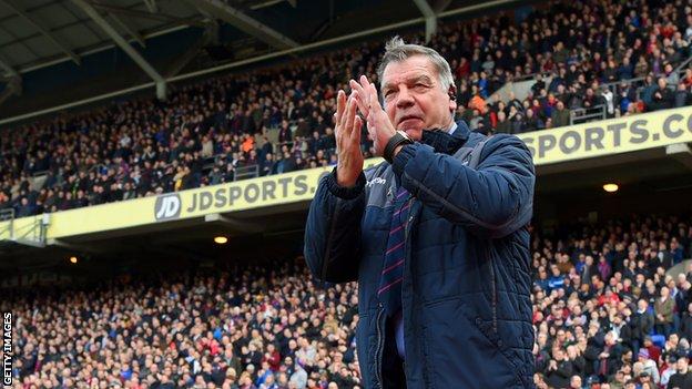 Sam Allardyce: Crystal Palace survival helps boss put England behind ...