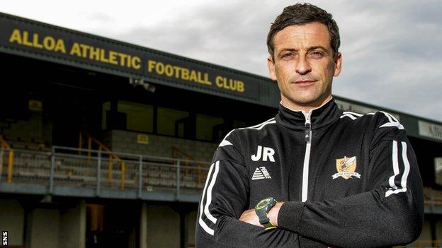 Alloa Athletic: Jack Ross relishing cup exploits as Celtic wait - BBC Sport
