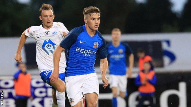 Josh Daniels: Glenavon winger joins Shrewsbury Town on two-year deal ...