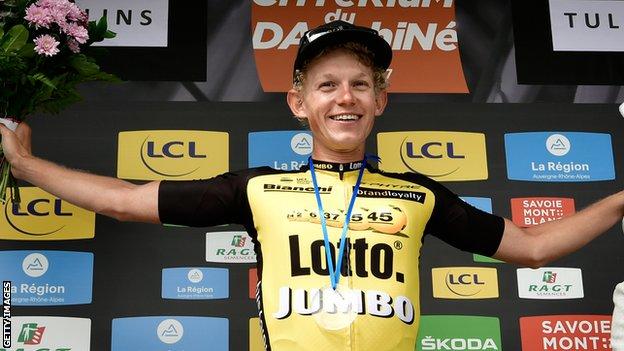 Criterium du Dauphine: Thomas de Gendt keeps lead, Koen Bouwman wins ...