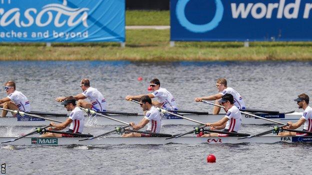 World Rowing Championships: Britain win lightweight men's quadruple ...