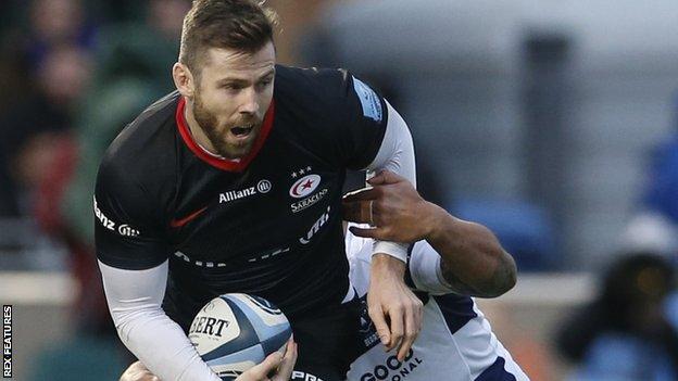 Elliot Daly: England back signs new three-year deal with Saracens - BBC ...