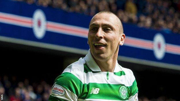 Celtic: Scott Brown relishing Old Firm derby at Ibrox - BBC Sport