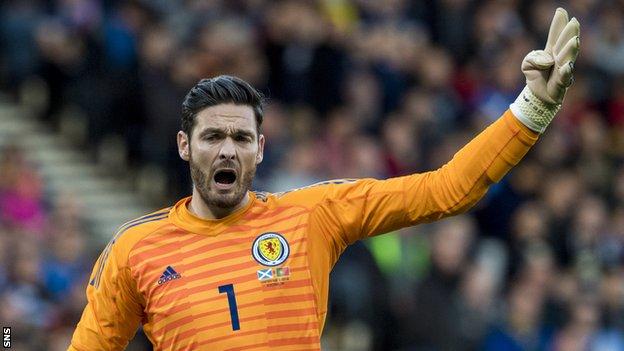 Scotland recall vindicates Hearts return, says Craig Gordon - BBC Sport
