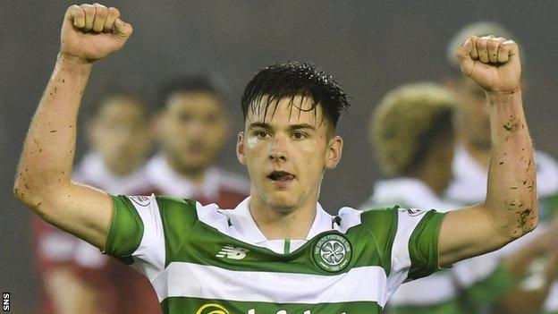 Celtic's Kieran Tierney wins writers' young player of the year award ...