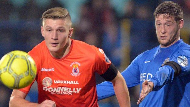 Dungannon resigned to losing top scorer Andrew Mitchell - BBC Sport