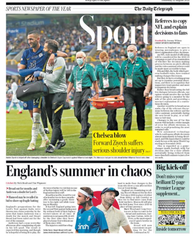 Thursday's back pages - BBC Sport