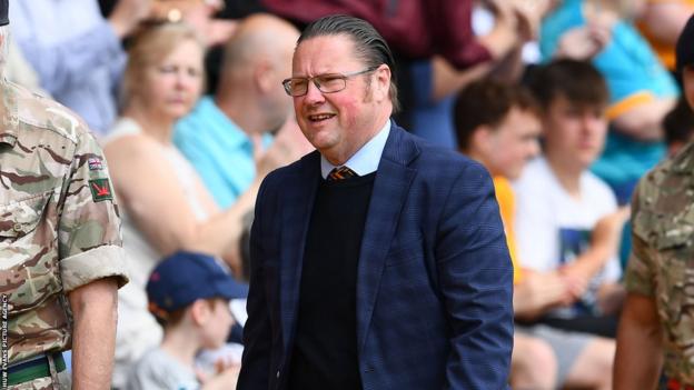 Newport County: Chairman Gavin Foxall resigns because of ill health ...