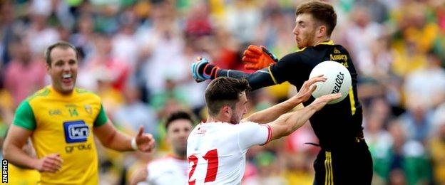 Super 8s: Tyrone set up Monaghan semi-final as late show sees off ...