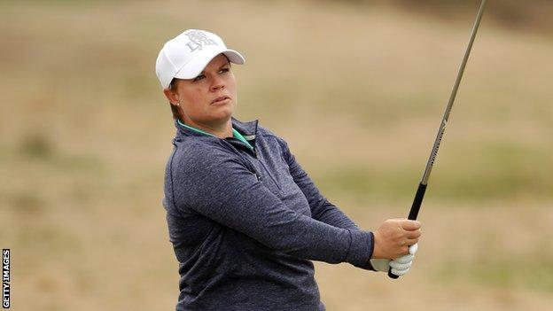Saudi Ladies International: Lydia Hall in joint lead - BBC Sport