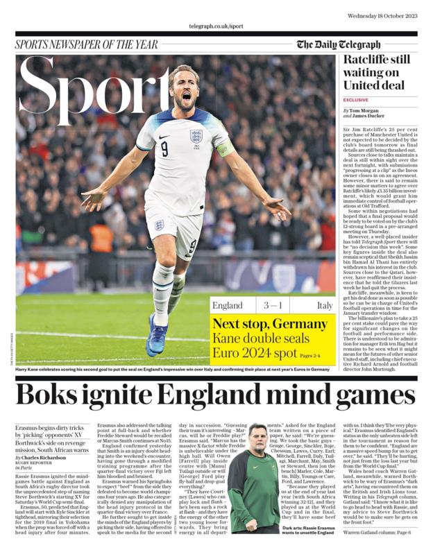 Wednesday's back pages - BBC Sport