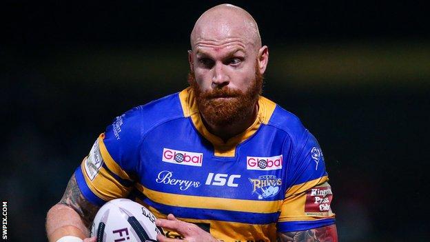 Keith Galloway: Injured Leeds Rhinos prop to miss rest of season - BBC ...