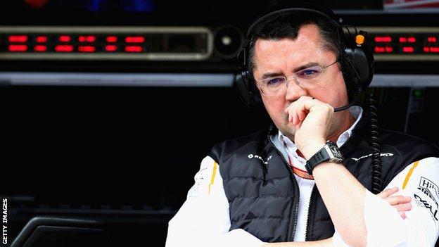Eric Boullier out as McLaren reshuffle leadership - BBC Sport