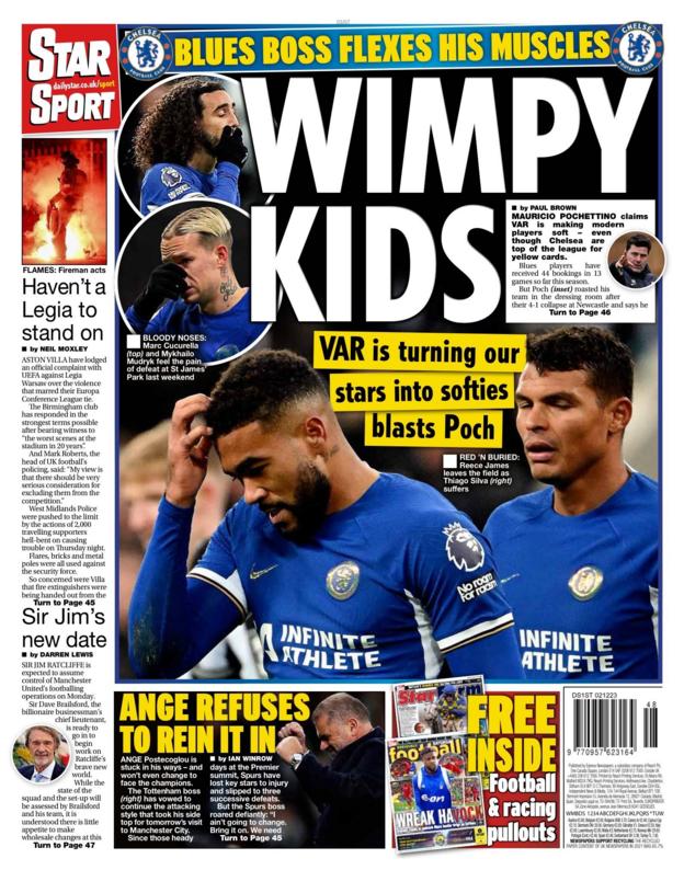 Saturday's back pages - BBC Sport